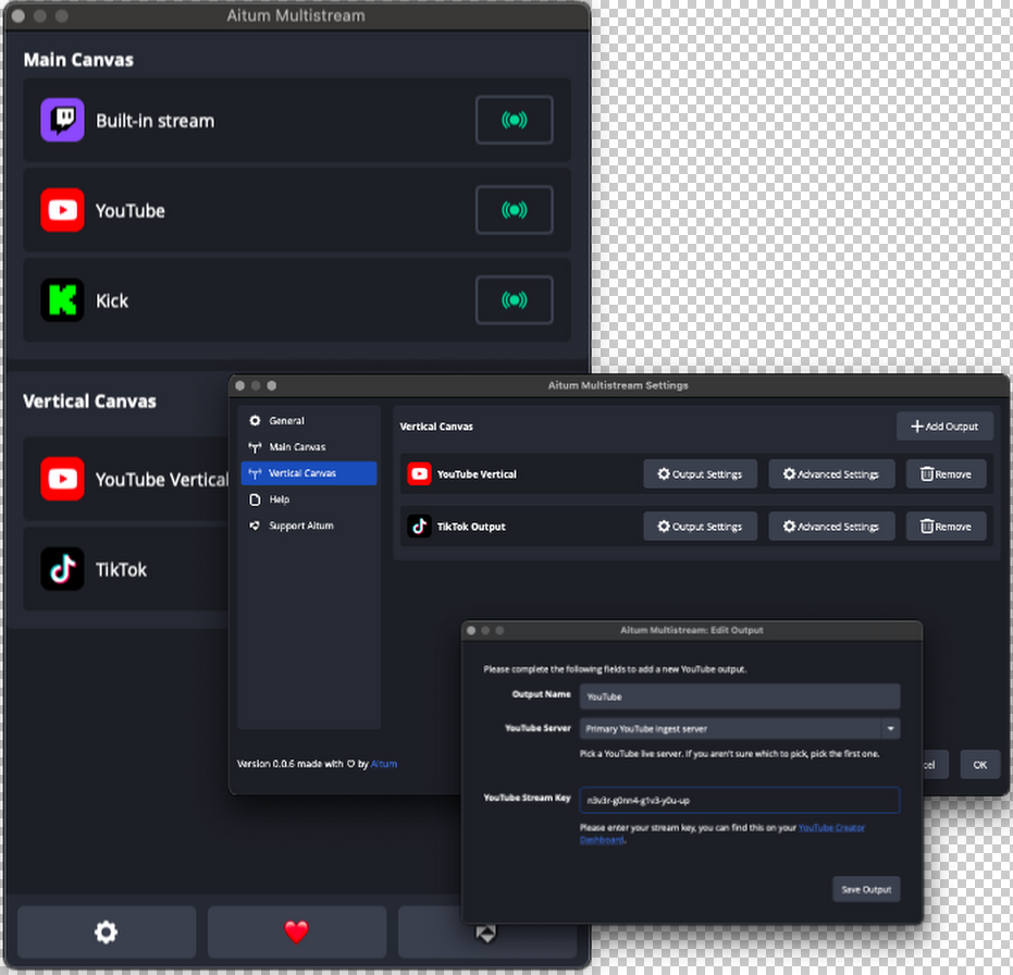 新款 多路推流插件 Aitum 多流 支持win和mac - OBS插件 - OBS中文学习交流官网,OBS直播推流软件,OBS官网版本分流下载,OBS插件下载 - OBS,OBS中文版 ...